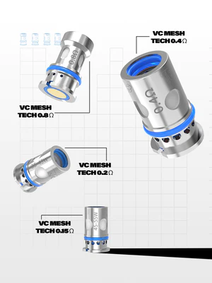 Vaperz Cloud VC Tech Mesh Coils For Shift Boro Tank - VC Coils